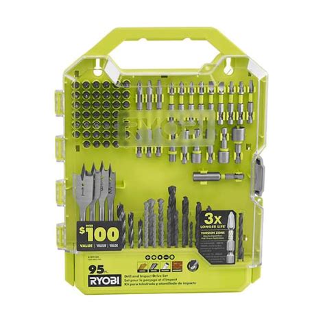 Ryobi Drill Bit Combination Sets The Home Depot