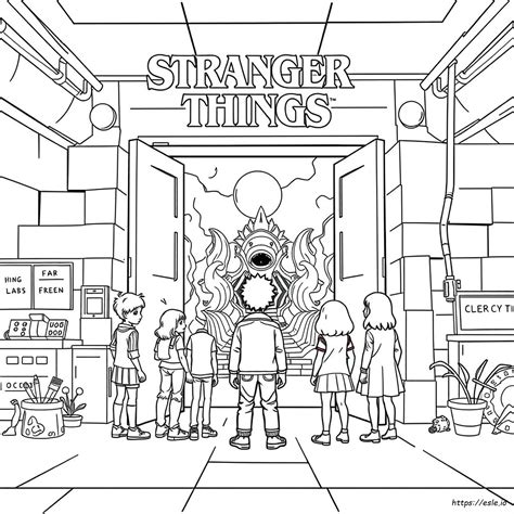 Dibujos Para Colorear Stranger Things