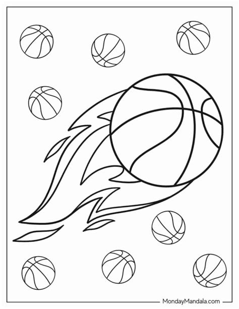 30 Nba And Basketball Coloring Pages Free Pdf Printables Worksheets