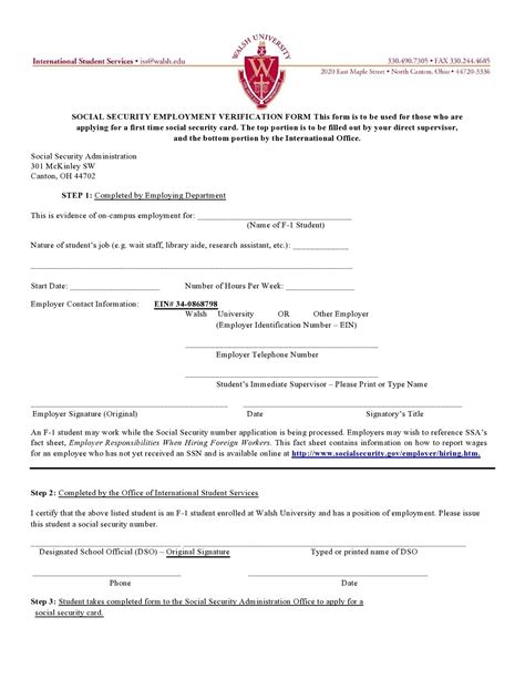 No Social Security Number Verification Letter Samples