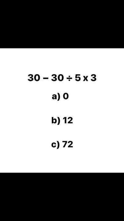 Comment Your Answer 👍🏾maths Mathproblems Bodmas Mathematics