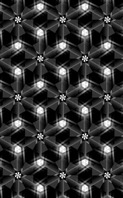 Abstract Hexagonal Pattern Design