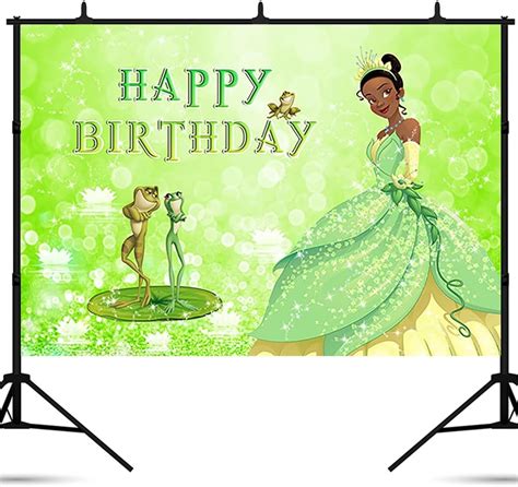 Princess Tiana Backdrop For Birthday Party Supplies Photo
