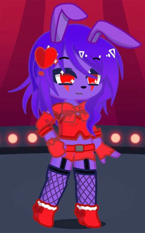 Fnia Bonnie Reupload Slight Redesign By Gachasnowflake80 On Deviantart