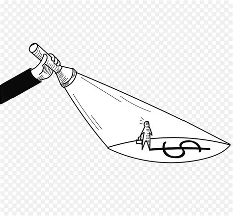 黑白手绘漫画手电筒照亮png图片素材下载图片编号7382100 Png素材网