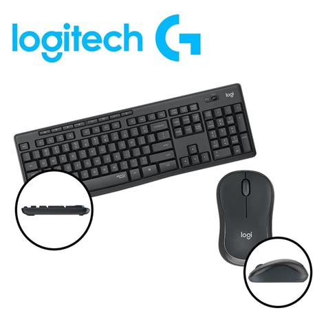 Kit Teclado Y Mouse Logitech Mk295 Wireless Silencioso Logitech