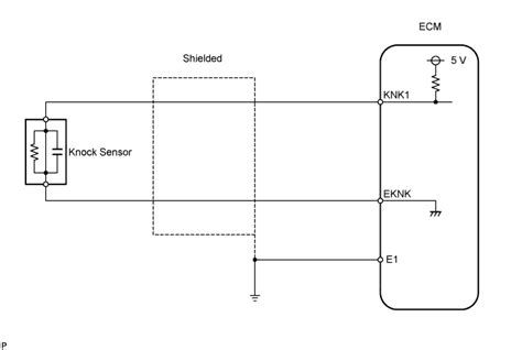 Wiring Diagram For Knock Sensor Wiring Flow Line