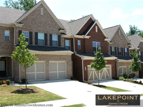 Lakepoint At Johns Creek Townhomes In Suwanee Ga