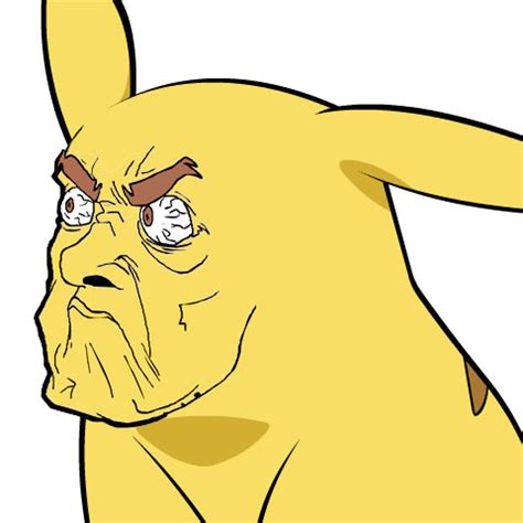 Rage Face Pikachu
