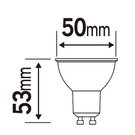 Bec Led Lexman Gu10 7 1 W Alb Cald 2700k 670 Lm