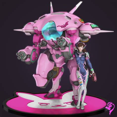 Dva From Overwatch Specialstl