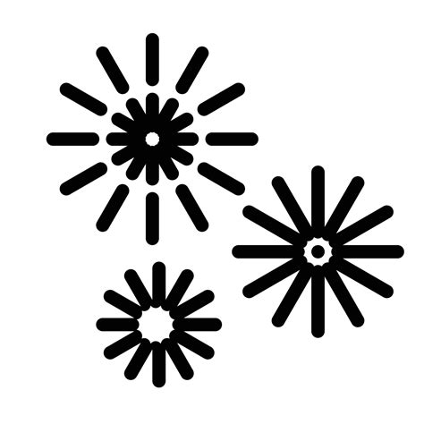 Fireworks Icon Simple Element Symbol For Template Design Can Be Used