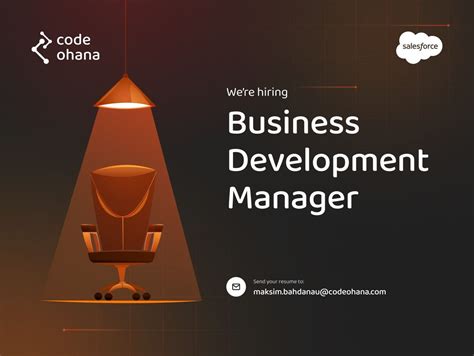 Code Ohana Is Seeking A Business Development Manager With Expertise In Sales And Marketing Of