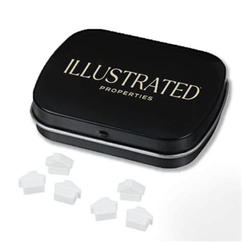 Mint Tin With House Shaped Mints Ipredesign