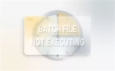 Fixed Windows 1011 Task Scheduler Batch File Not Executing Error