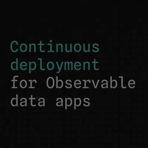 Observable On Linkedin Observable Cloud Makes It Easy For Your Team To Deploy Data Apps Any Way