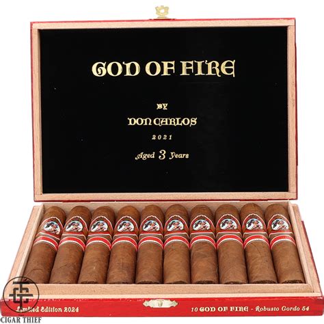 God Of Fire By Don Carlos Cigar Thief Premium And Domestic Cigars
