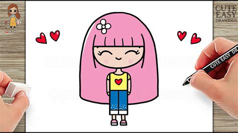 Cute Girl Drawing Easy