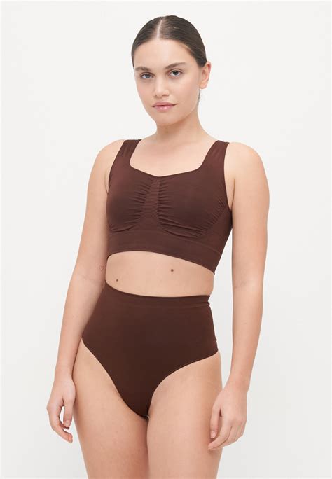 Yitty Nearly Naked Midi Bra Lingerie Sculptante Bossed Up Brown