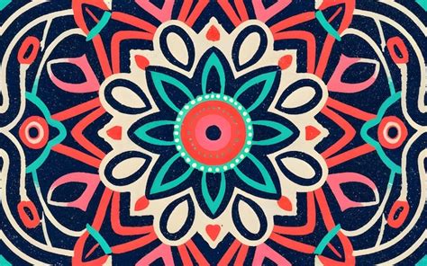 Premium Photo Abstract Geometric Pattern Design In Retro Style Vector Illustration