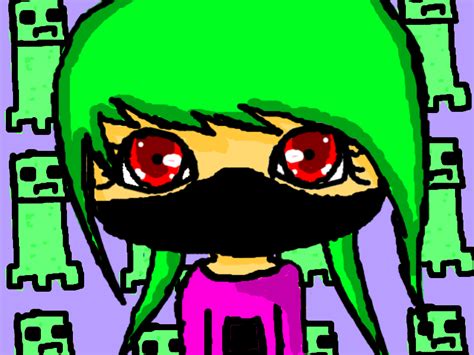 Chibi Creeper Girl By Intergerlactic On Deviantart