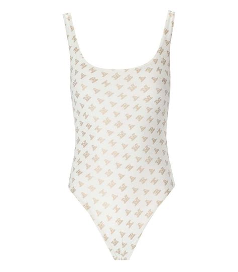 Max Mara Beachwear Clarice Swimsuit White Editorialist