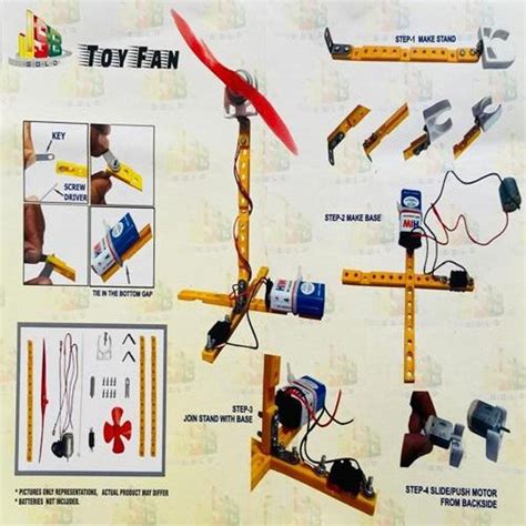 Diy Toy Fan Electricity Kit Tested And Verified Educational Projects