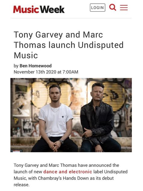 Marc Thomas On Linkedin Proud To Announce Our New Label Undisputed