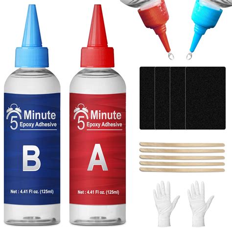 Wan2tlk 5 Minute Epoxy Glue 250ml Epoxy Resin Glue Kit High Viscosity