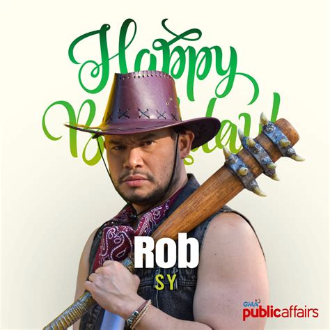 Happy Birthday Mr Rob Sy 🥳 Gma Public Affairs Facebook