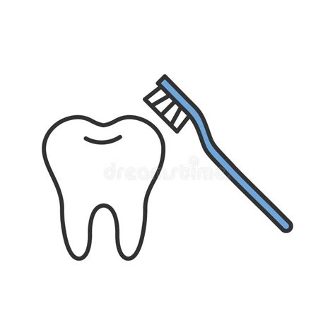 Brushing Teeth Pictogram Stock Illustrations 195 Brushing Teeth