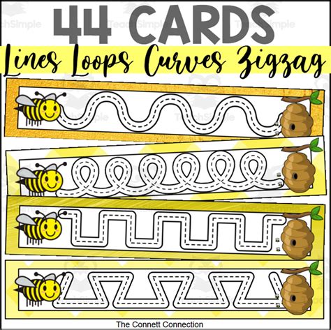 Bee Prewriting Tracing Lines By Teach Simple
