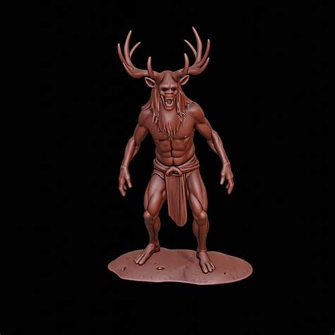 👤 Wendigo Bust・fichier 3d Pour Impression 3d・cults