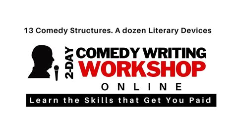 Weekend Comedy Writing Workshop Online Stand Up Comedy Clinic
