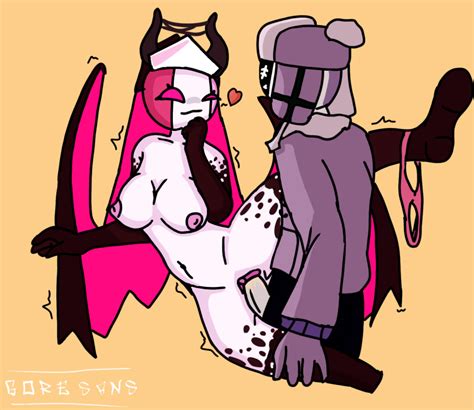Rule 34 Armwear Black Legwear Breasts Color Demon Female Friday Night