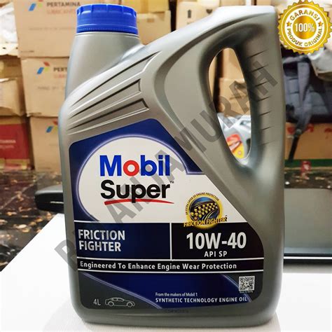 Jual Oli Mobil Super Mobil 1 One 10w 40 Api Sp Oli Mesin Galon 4