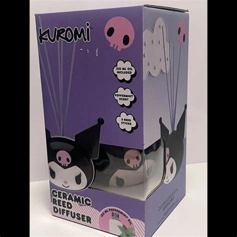 Sanrio Other Kuromi Ceramic Reed Diffuser Peppermint Scented Oil