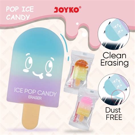 Joyko Pop Ice Candy Ert 130 Eraser Eraser 1 Pcs Shopee Malaysia