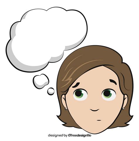 Girl Thinking Clipart Free Download