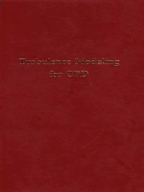 turbulence modeling for cfd pdf