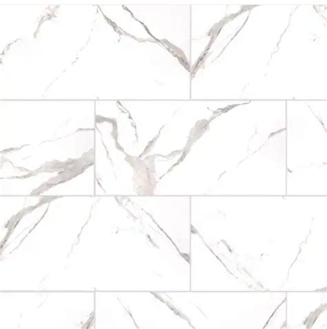 192 12cases Msi Ader Tegal 24 In X 48 In Polished Porcelain Marble Look Floor And Wall Tile