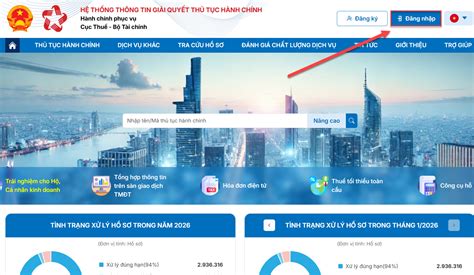 Đăng Ký Tài Khoản Trên Trang Cổng Dịch Vụ Công Thuế điện Tử Dichvucong