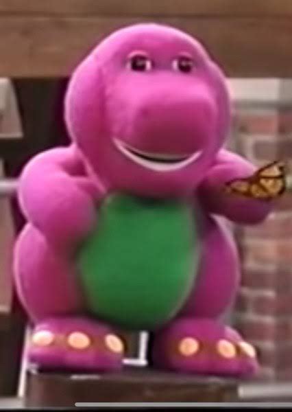 Original 1997 Barney Stuffed Toy Rhelpmefind