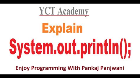 Java Interview Questions In Hindi Explain Systemoutprintln Youtube