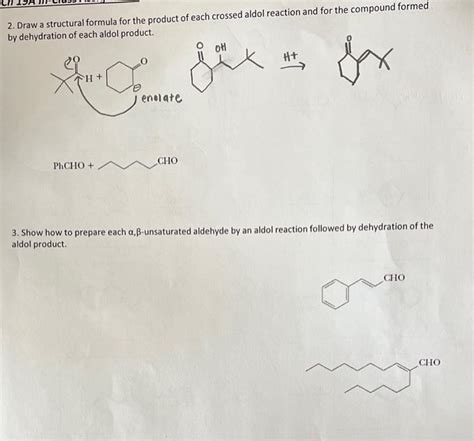 Solved 5 Show The Products Of The Following Enamine