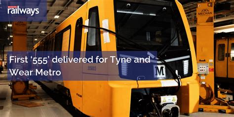 First Class 555 Delivered For Tyne And Wear Metro