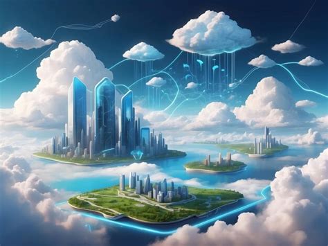 Premium Photo The Concept Of Cloud Computing And Remote Data Storage