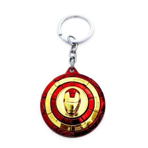 Marvel Avengers Iron Man Rotating Keychain Metal Doctor Strange