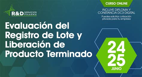 Evaluación Del Registro De Lote Y Liberación De Producto Terminado