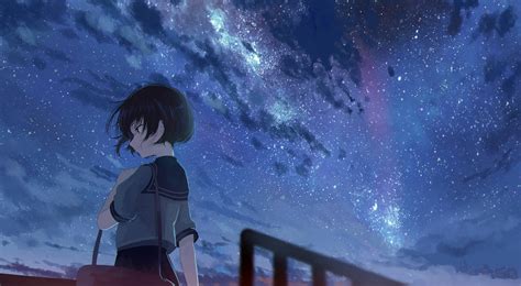 100 Anime Night Sky Wallpapers